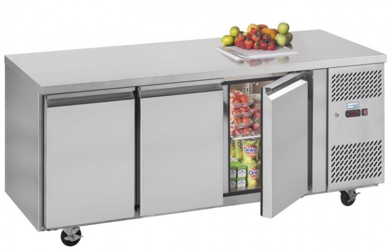 S/S Three Door Counter Chiller | Top Fridges | Alpha Kitchen